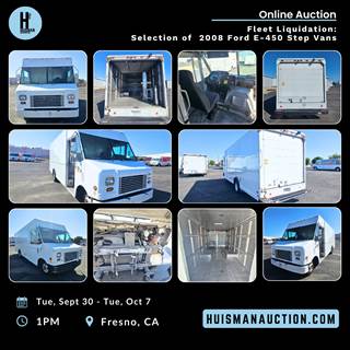Fleet Liquidation: 2008 Ford E-450 Step Van Trucks | Sep 30-Oct 7, 2025 ...